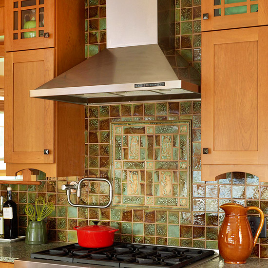 Die Fliesen an der Küchenrückwand - Ideen und Farbkombinationen