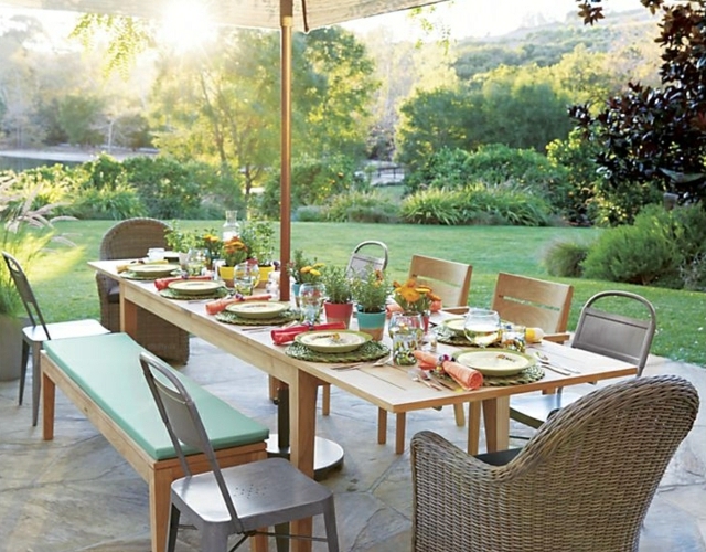 Sitzecke im Garten gestalten – 75 Essplätze im Freien