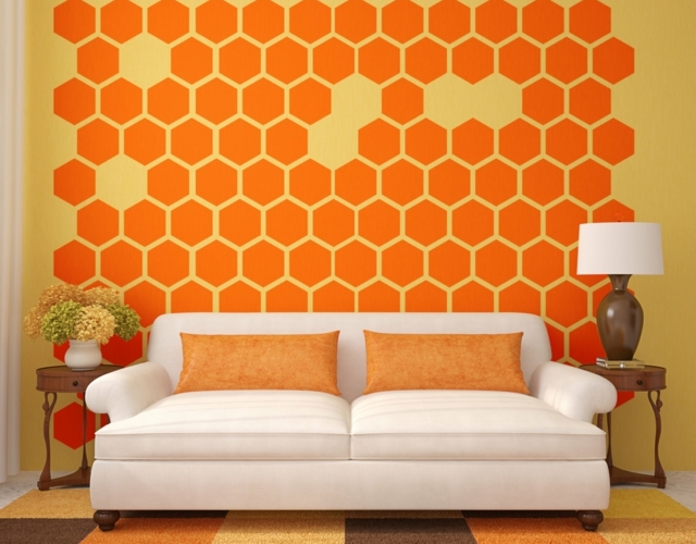 Wandmuster Ideen – Geometrische Formen streichen