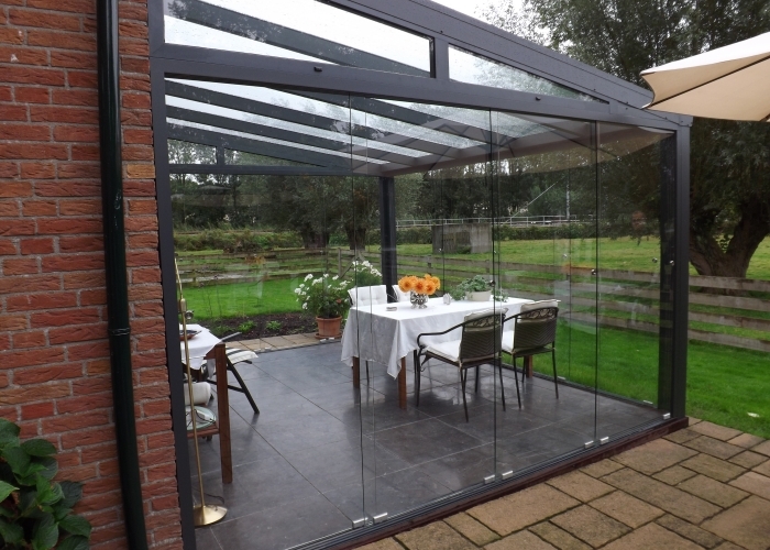 Aluminium Terrassenüberdachungen -Wetterschutz