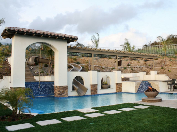 Pool im Garten – 25 Gestaltungsideen mit mediterranem Flair