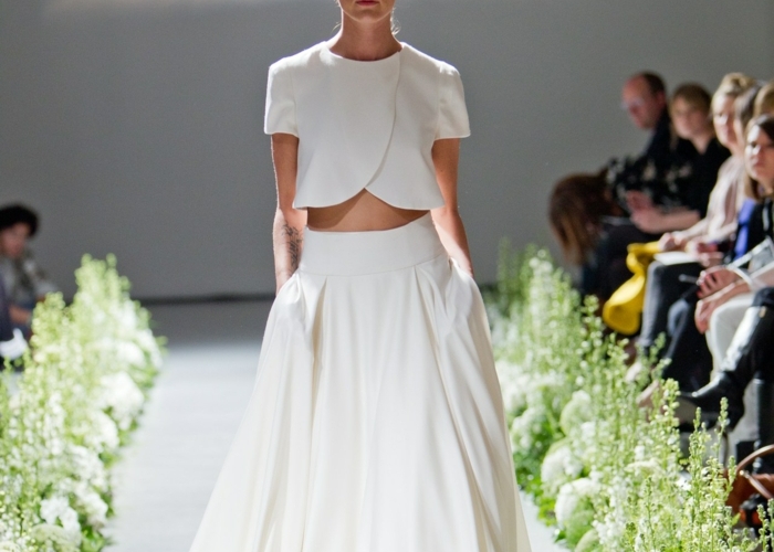 Braut Mode Trends - Angesagte Outfit-Ideen aus zwei Teilen