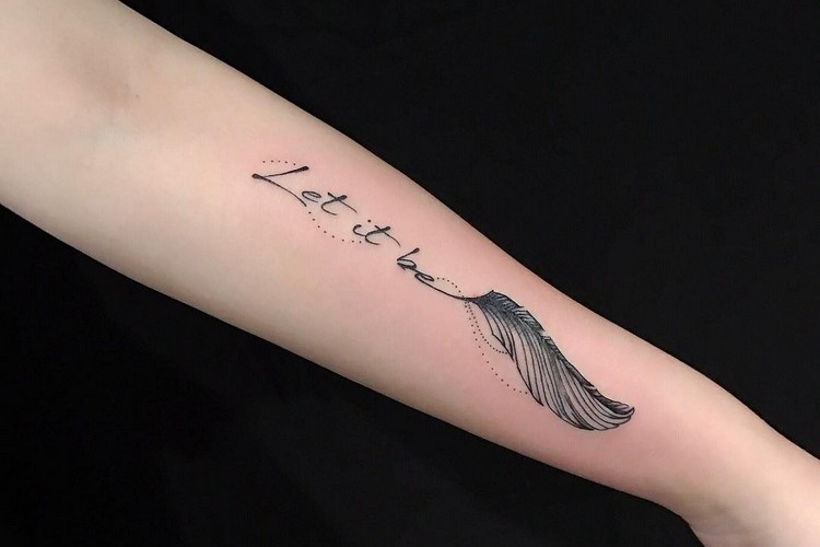 Tattoo Schriften und Schriftarten: 35 Ideen für Schriftzug Tattoo