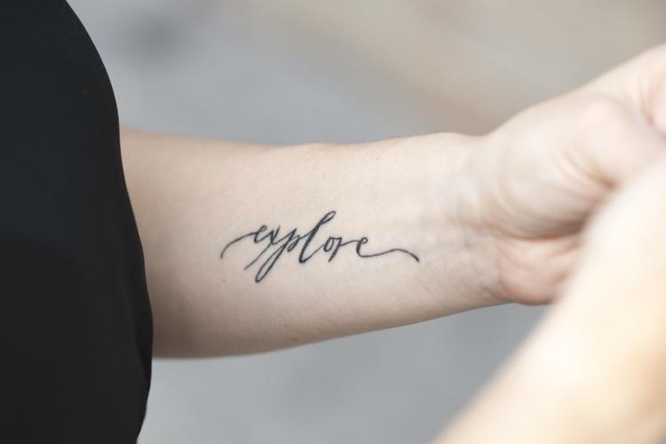 Tattoo Schriften und Schriftarten: 35 Ideen für Schriftzug Tattoo