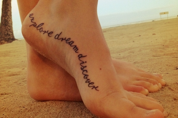 Tattoo Schriften und Schriftarten: 35 Ideen für Schriftzug Tattoo