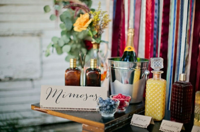 Boheme Braut Party in einem Garten - Ein traumhafte Idee