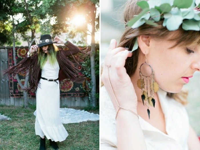 Boheme Braut Party in einem Garten - Ein traumhafte Idee