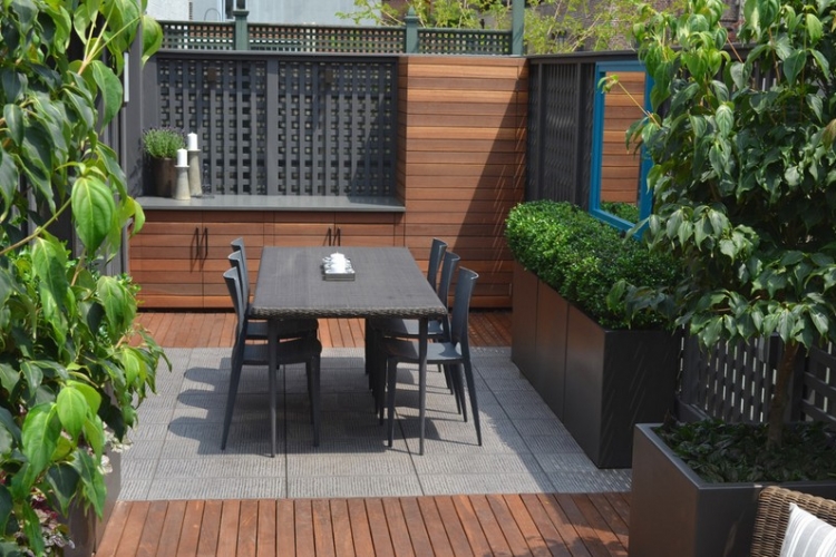 Kleiner Garten im Hinterhof - 88 moderne Gestaltungsideen