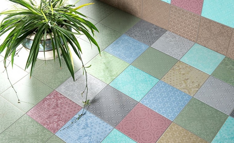 35 Bodenfliesen Ideen mit modernen Patchwork-Mustern