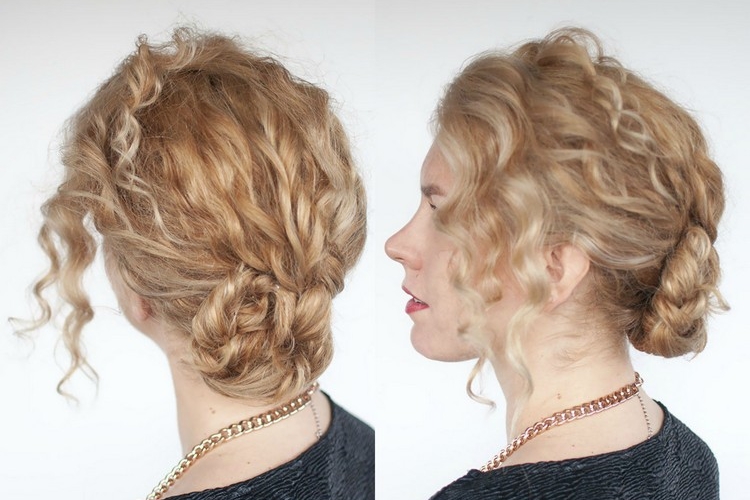 Frisuren mit Naturlocken: Hochsteckfrisuren für Locken zum Nachmachen
