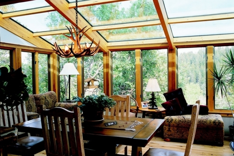 Wintergarten aus Holz selber bauen - 30+ Ideen und Tipps