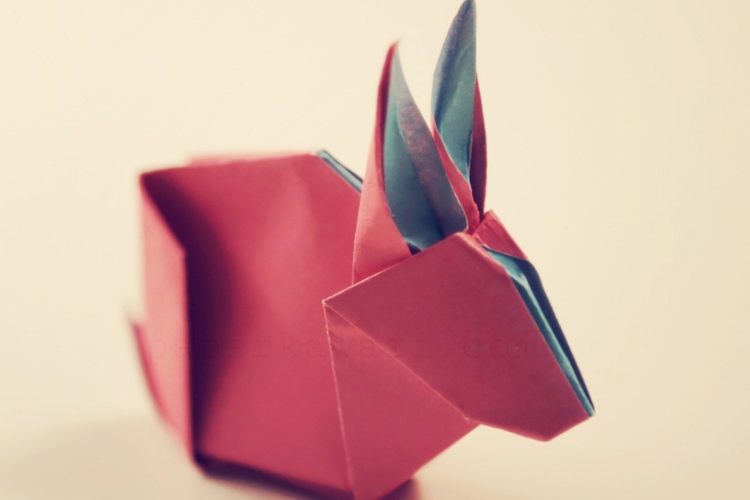 Origami Hase basteln - 19 interessante Ideen & Anleitungen