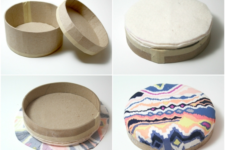 Basteln mit Stoff ohne Nähen - 8 Ideen zum Selbermachen