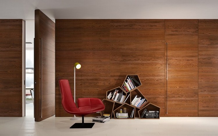 Flächenbündige Türen mit originellem Design für ein modernes Interieur