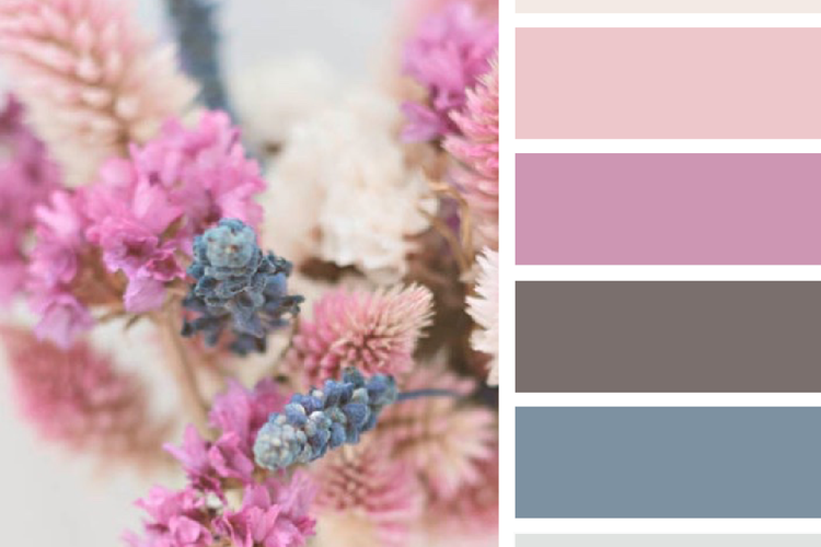 Altrosa Wandfarbe und Deko im Schlafzimmer - Diese Farben passen dazu