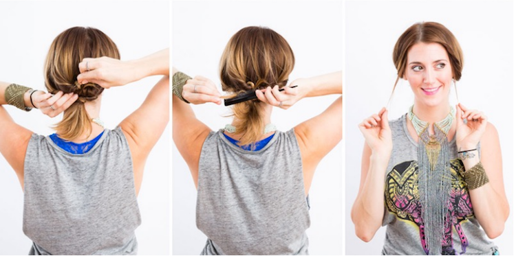 Frisuren für mittellanges Haar - 12 Hochsteckfrisuren einfach und schön