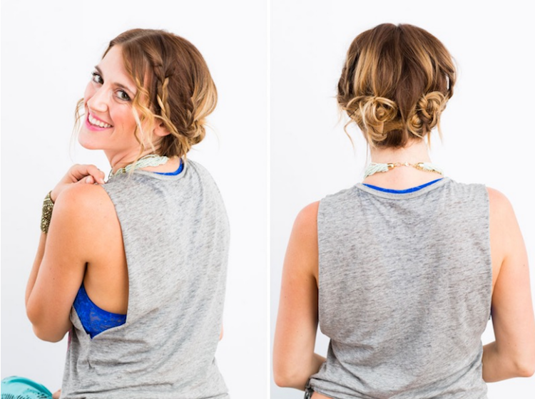 Frisuren für mittellanges Haar - 12 Hochsteckfrisuren einfach und schön