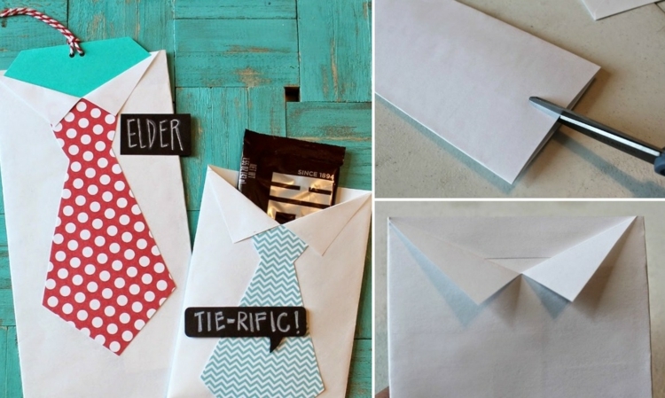 Briefumschlag basteln in verschiedenen Größen & Formen - 12 DIY Ideen