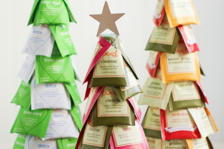 Tee Geschenke basteln zu Weihnachten - Kreative Ideen für Teetrinker