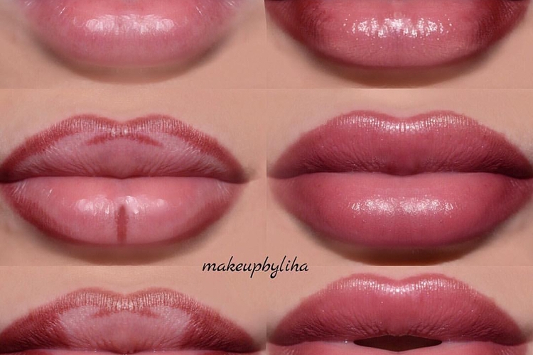 Lippen voller schminken: So gelingt es mit Lip-Contouring und Ombré-Lips!