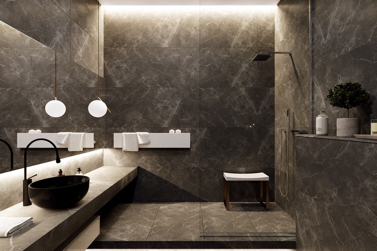 Modern und luxuriös: 40+ Bilder und Ideen für Marmor im Badezimmer