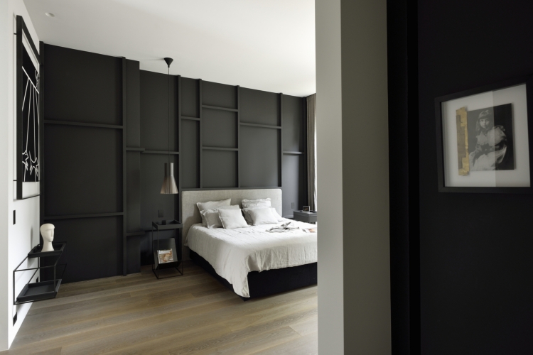 Raumgestaltung in Anthrazit Farbe - ein Projekt für Hausumbau