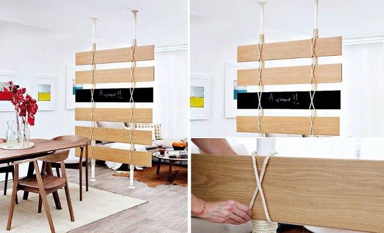 Tolle Raumteiler Ideen und Leitfaden für DIY Raumtrenner im Wohnzimmer