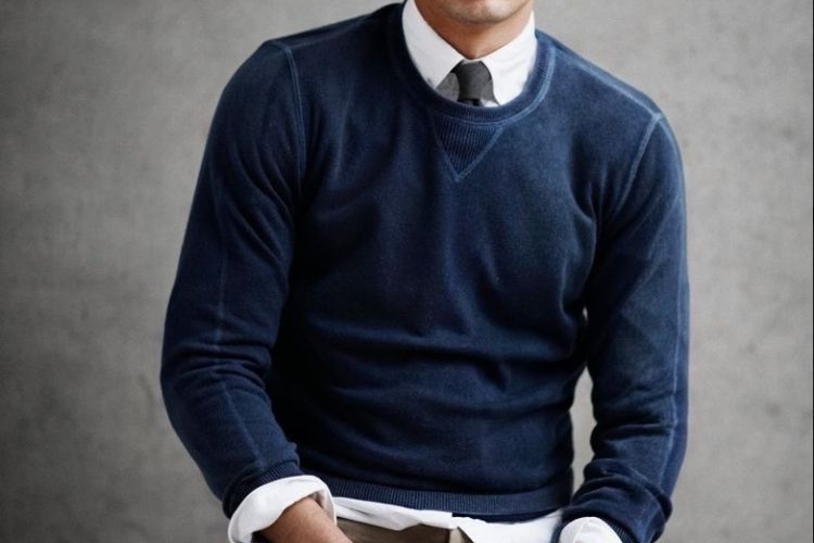 Hemd unter Pullover tragen - Ideen für Herren zur Hemd Pulli Kombination