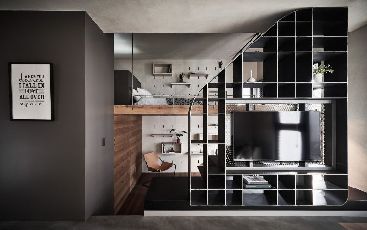 Das Apartment X - Kleine Wohnung mit Empore und großartigem Design