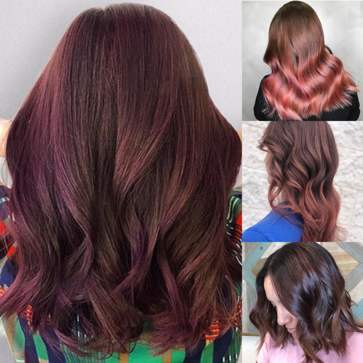 Haare in Rose Braun selber färben - Anleitung und zahlreiche Pflegetipps!