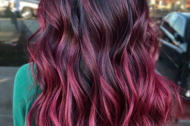 Balayage Rot ist die Trendfarbe für den Herbst- 40+ schöne Inspirationen!
