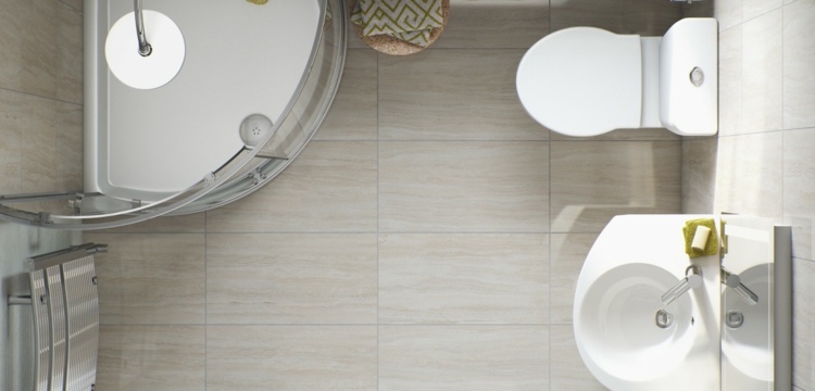 Gäste WC mit Dusche: 50+ moderne Ideen für einen kleinen Raum