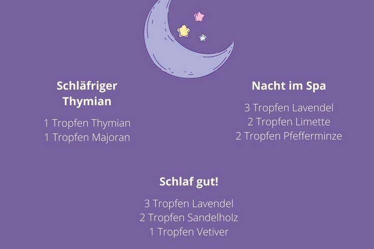 20 Diffuser-Mischungen für einen gesunden, erholsamen Schlaf