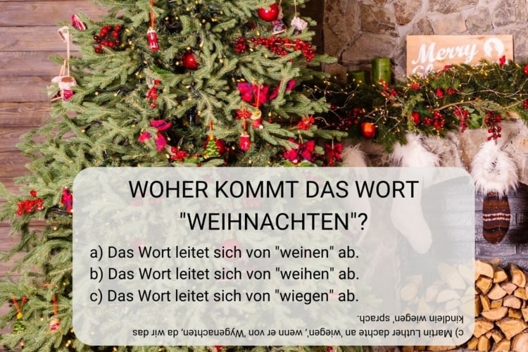 Weihnachtsquiz mit Lösungen - Spielend Neues lernen!