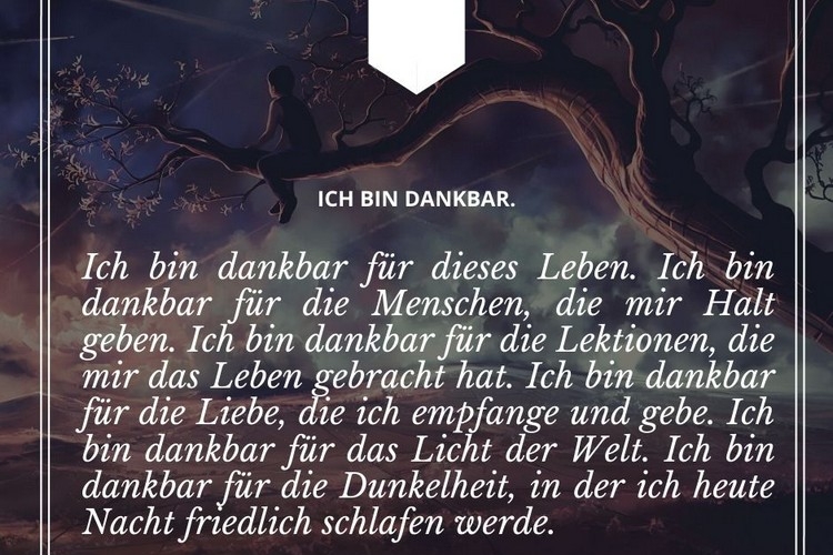 Affirmationen vor dem Einschlafen: 30 positive Weisheiten