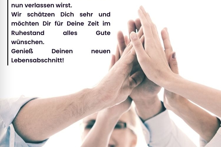 Sprüche zum Abschied in den Ruhestand: Nette Worte, mit denen Sie ...