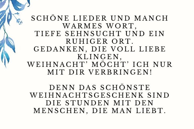 Private und geschäftliche Texte für die Weihnachtskarte