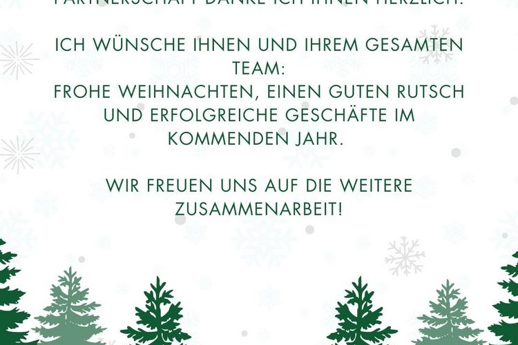 Private und geschäftliche Texte für die Weihnachtskarte
